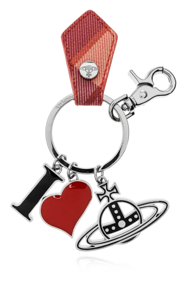 VIVIENNE WESTWOOD Keychain 'ilove - Silver