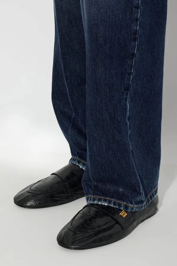 Balmain Leather Loafers