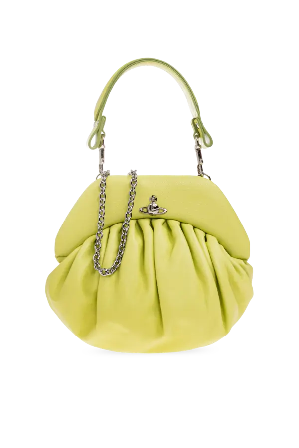 VIVIENNE WESTWOOD Brooke Leather Bag - Green