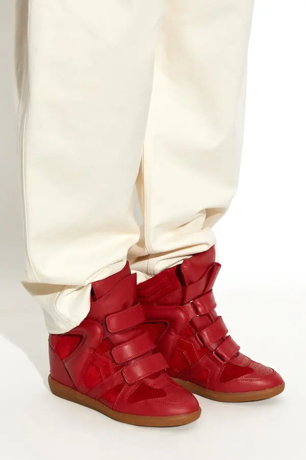 Isabel Marant Étoile Suede Wedge Heel Shoes "bekett Ring