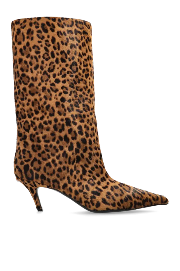 Amina Muaddi Heeled Boots ‘fiona - Brown