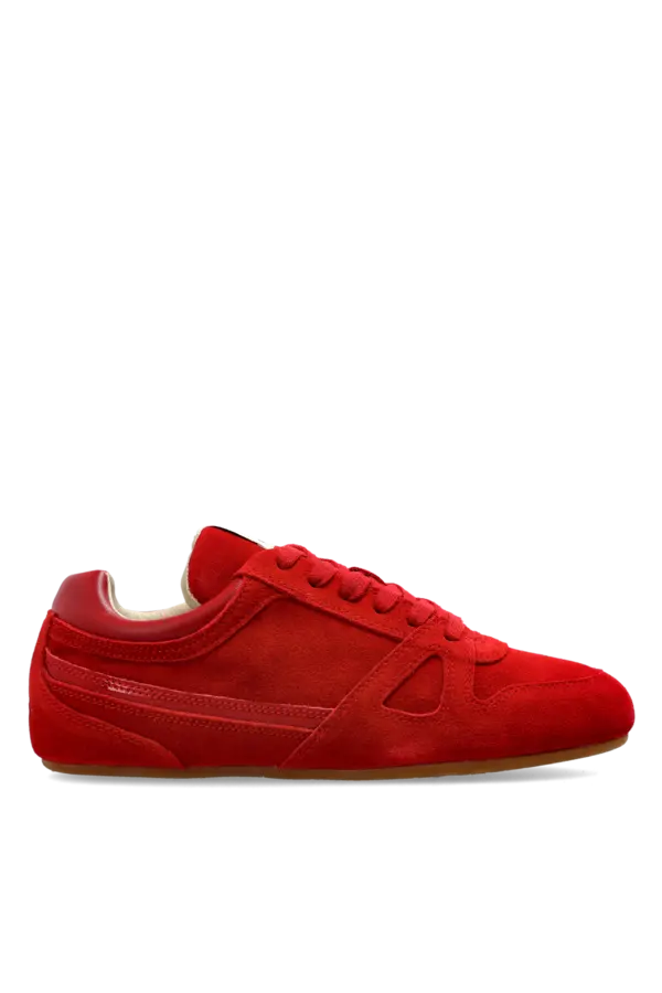 Isabel Marant Étoile Suede Senny Low Sneakers - Red