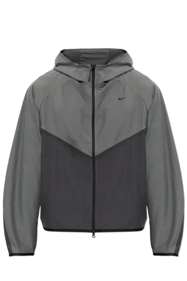Nike Embroidered Logo Jacket - Grey