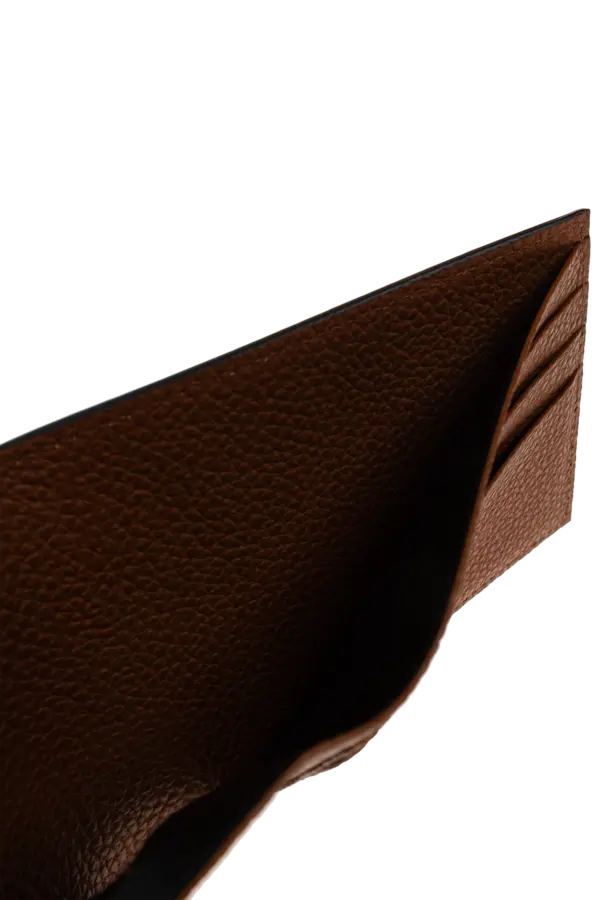 FERRAGAMO Leather Wallet With Monogram