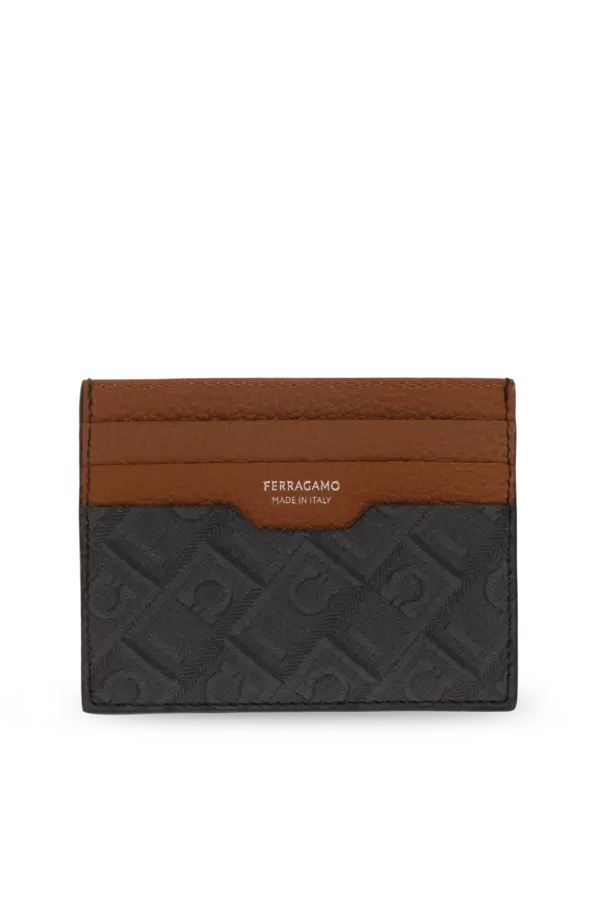 FERRAGAMO Leather Card Holder