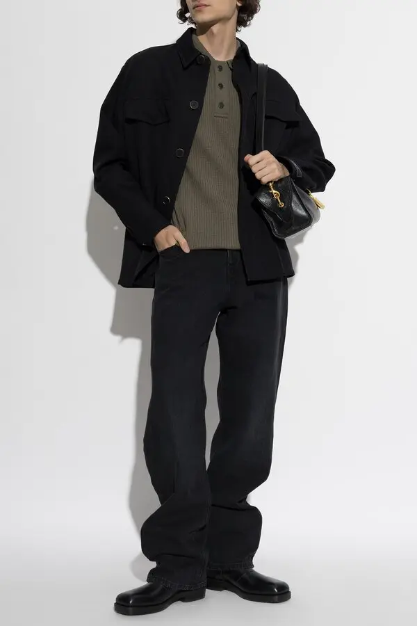 Balmain Wool Sweater With Pocket