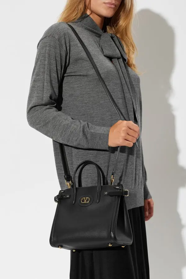 Valentino Garavani Leather Tote Bag