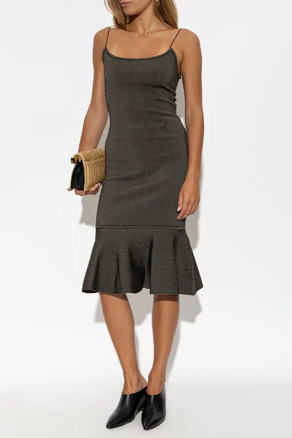 Jacquemus Knit Dress Pina - Grey