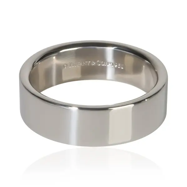 Tiffany & Co. 6mm Flat Band Ring - Platinum