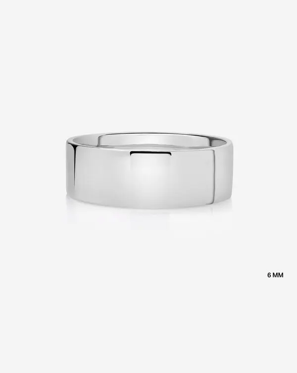 Ring Concierge Mm Cigar Wedding Band Wedding Band - Platinum