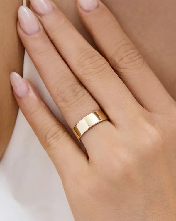 Ring Concierge Mm Cigar Wedding Band Wedding Band - Platinum