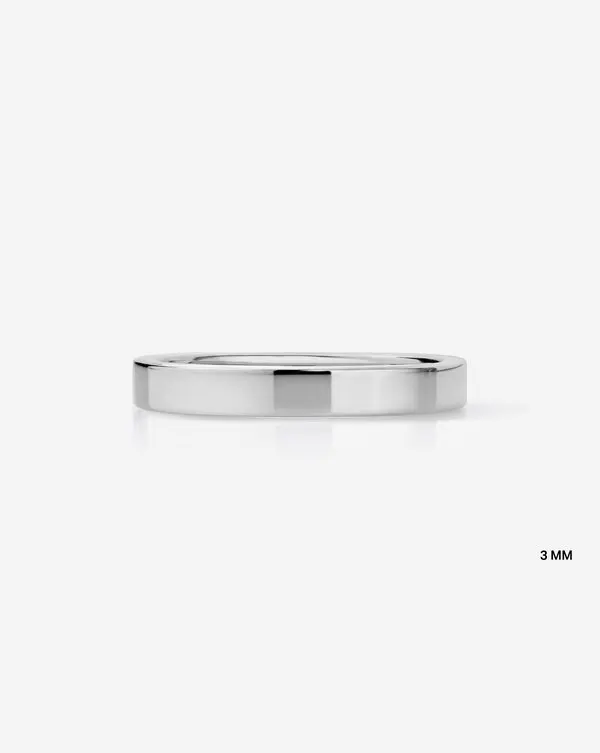 Ring Concierge Cigar Wedding Band - Platinum