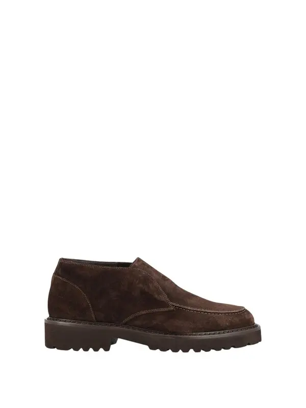 DOUCAL'S Almond Toe Slip-on Loafers