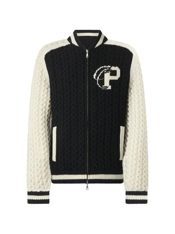 Philipp Plein Knit Bomber Plein Star