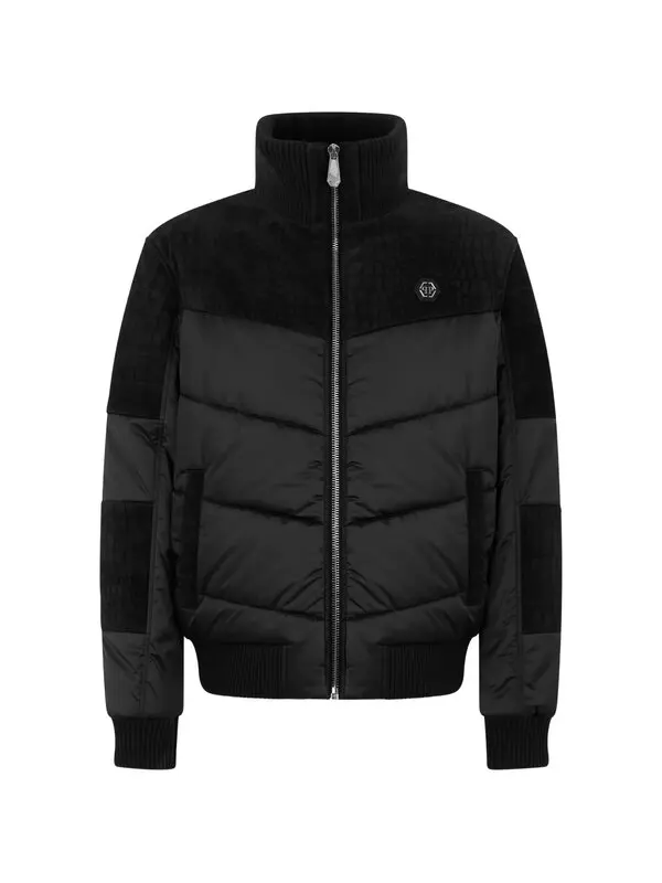 Philipp Plein Crocodile Effect Puffer Jacket