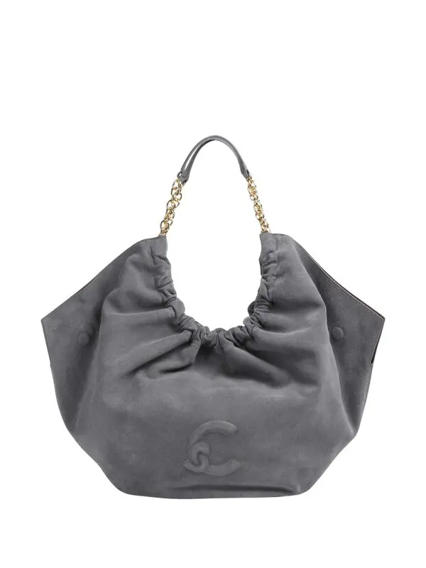 COCCINELLE Smash Suede Hobo Bag - Gray