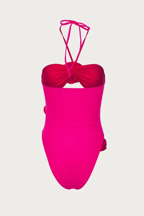 SAME Rose Cut Out One Piece
