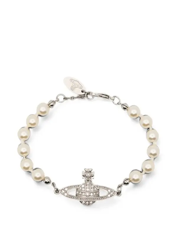 VIVIENNE WESTWOOD Bracelet With Pearl Detail "mini Bas 'relief