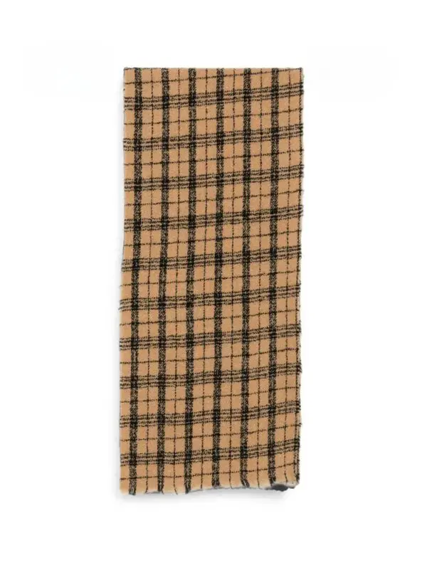 Destin Scarf Wool 70% "rasti 40x180 Cm - Brown