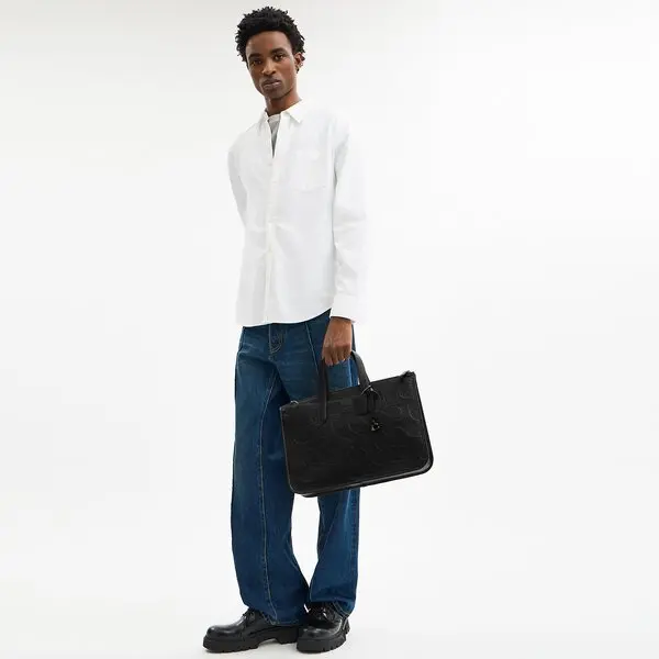 COACH OUTLET Isaac Workbag In Maxi Signature Leather