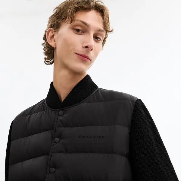 COACH OUTLET Padded Cardigan Jacket In Recycled Polyester