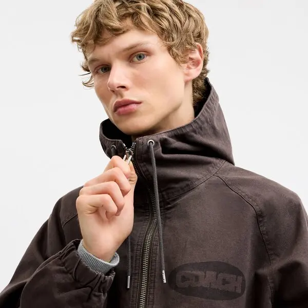 COACH OUTLET Canvas Zip Jacket