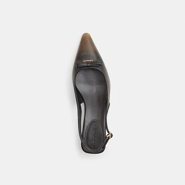 COACH OUTLET Slingback Heel - Black Brown