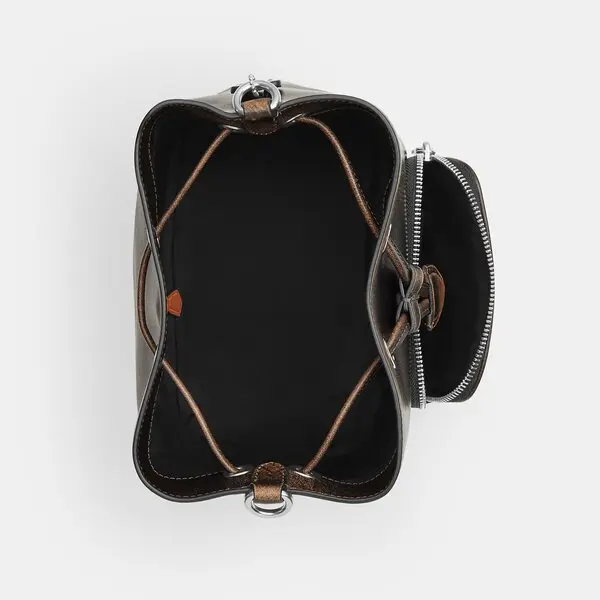 COACH OUTLET Rowan Bucket Bag With Pocket In Loved Leather