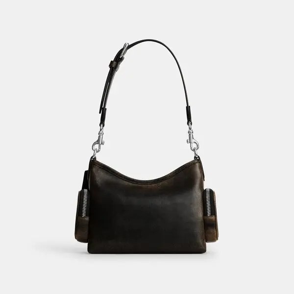COACH OUTLET Laurel Shoulder Bag 22 - Silver/black Brown