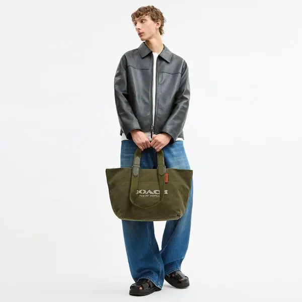 COACH OUTLET Small Tour Tote Bag In Regenerative Cotton