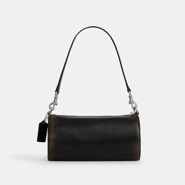 COACH OUTLET Andre Barrel Bag 24 - Silver/black Brown