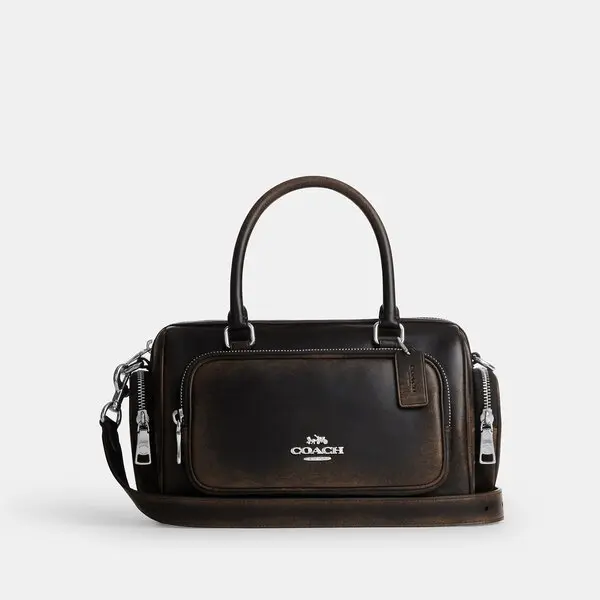 COACH OUTLET Rowan Satchel Bag With Pockets In Loved Leather