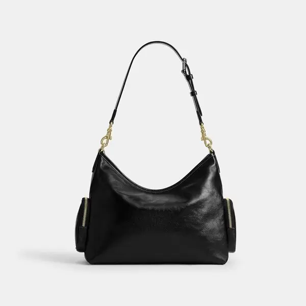 COACH OUTLET Laurel Shoulder Bag With Pockets - Gold/black