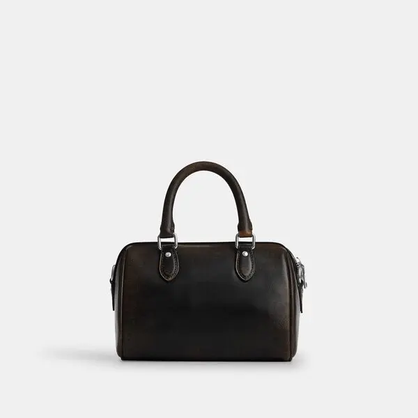 COACH OUTLET Mini Rowan Crossbody Bag - Silver/black Brown