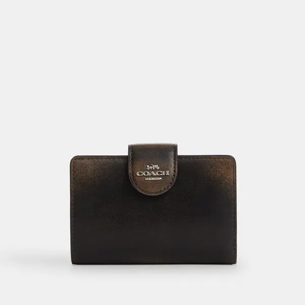 COACH OUTLET Medium Corner Zip Wallet In Loved Leather