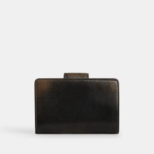COACH OUTLET Medium Corner Zip Wallet In Loved Leather