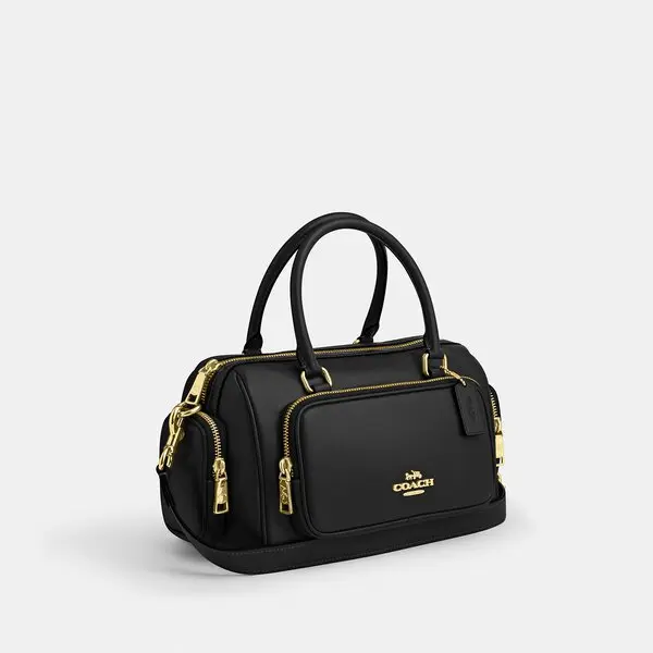 COACH OUTLET Coach Rowan Satchel Bag - Gold/black