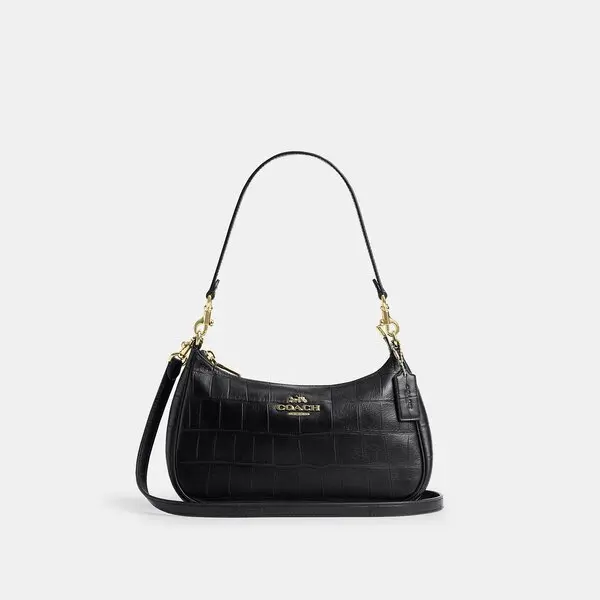 COACH OUTLET Soft Teri Shoulder Bag - Gold/black