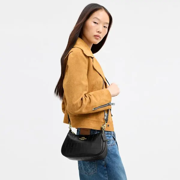 COACH OUTLET Soft Teri Shoulder Bag - Gold/black