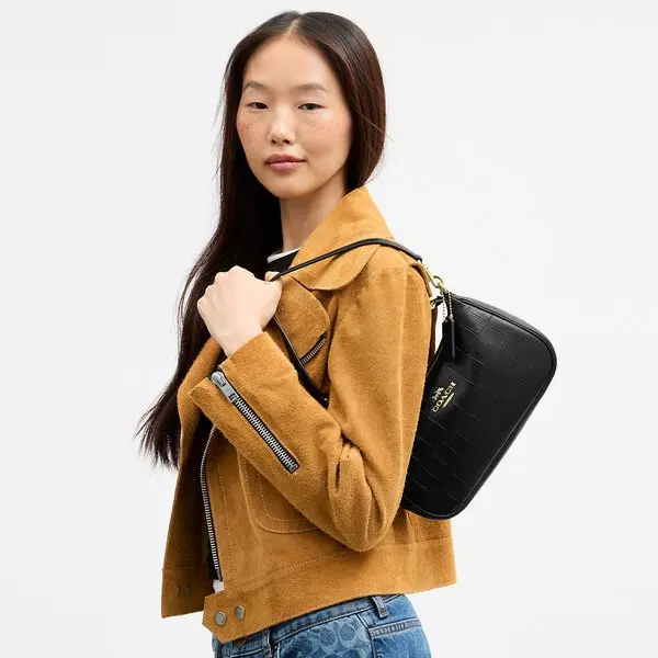 COACH OUTLET Soft Teri Shoulder Bag - Gold/black