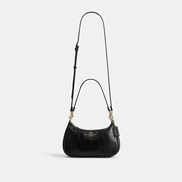COACH OUTLET Soft Teri Shoulder Bag - Gold/black