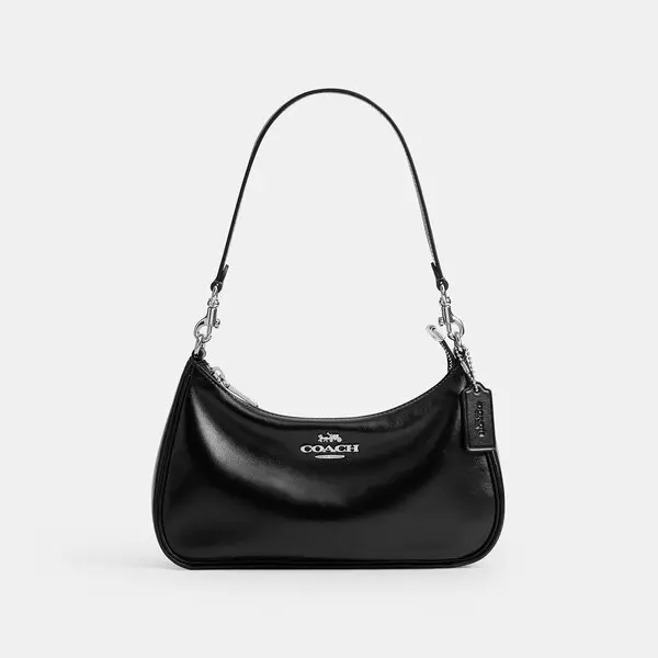 COACH OUTLET Soft Teri Shoulder Bag - Silver/black