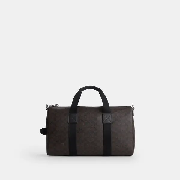 COACH OUTLET Explorer Duffle Bag 45 In Signature Canvas With Patches