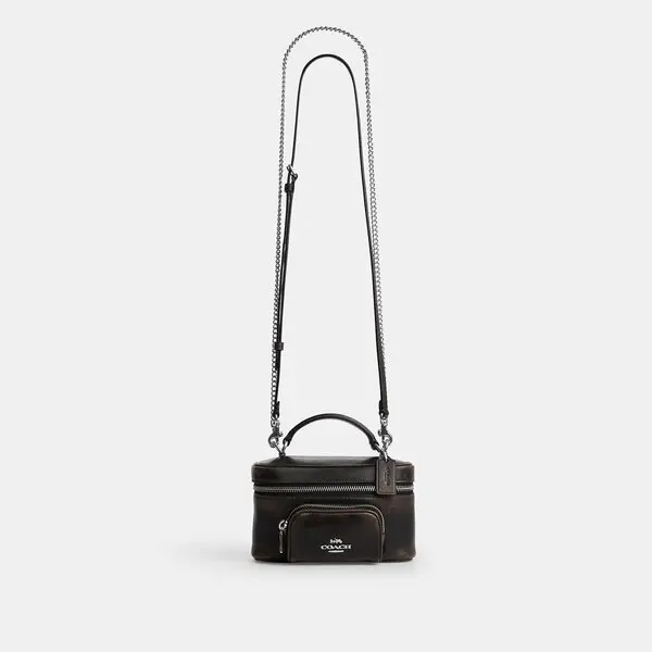 COACH OUTLET Raines Crossbody Bag - Silver/black Brown