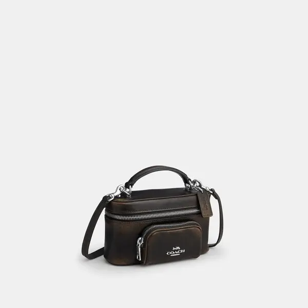 COACH OUTLET Raines Crossbody Bag - Silver/black Brown
