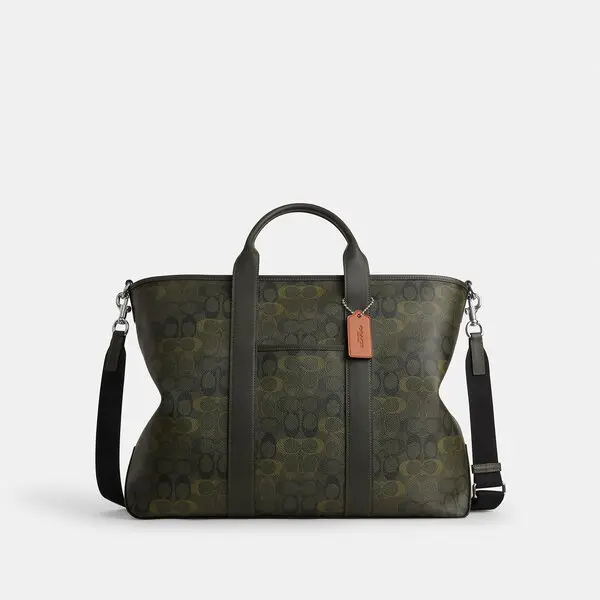 COACH OUTLET Grayson Tote Bag In Signature Camo Print - Green/black