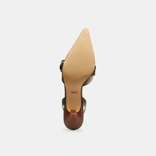 COACH Margot Slingback Shoes - Olive