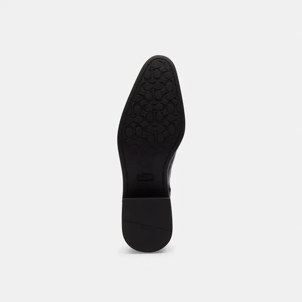 COACH Pointed Toe Block Heel Bootie - Black