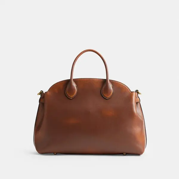 COACH Soft Empire Carryall Bag 40 - Brass/brown