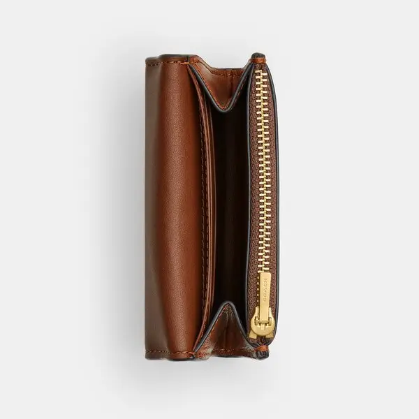 COACH Essential Flap Card Case In Loved Leather